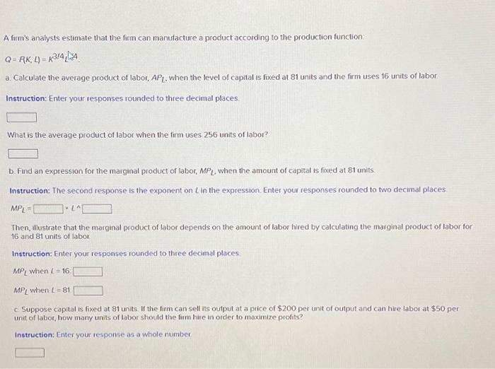 A firm's analysts estimate that the firm can | Chegg.com