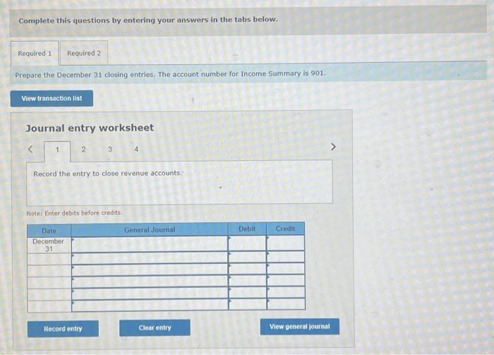 Solved Exercise 4-9 (Algo) Preparing closing entries and a | Chegg.com