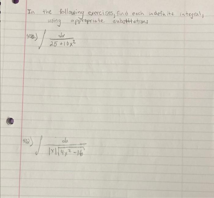 Solved In the following exercises, find each indefinite | Chegg.com