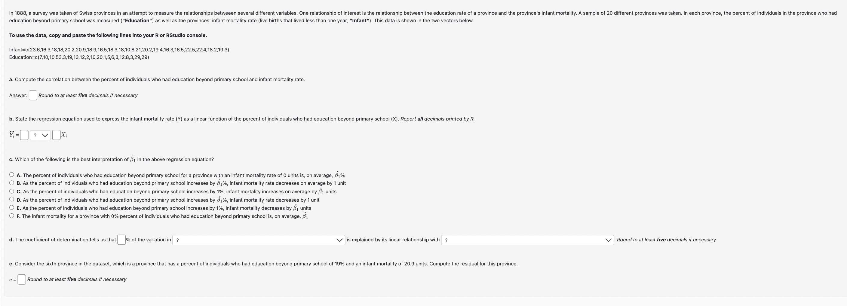 Solved To use the data, copy and paste the following lines | Chegg.com