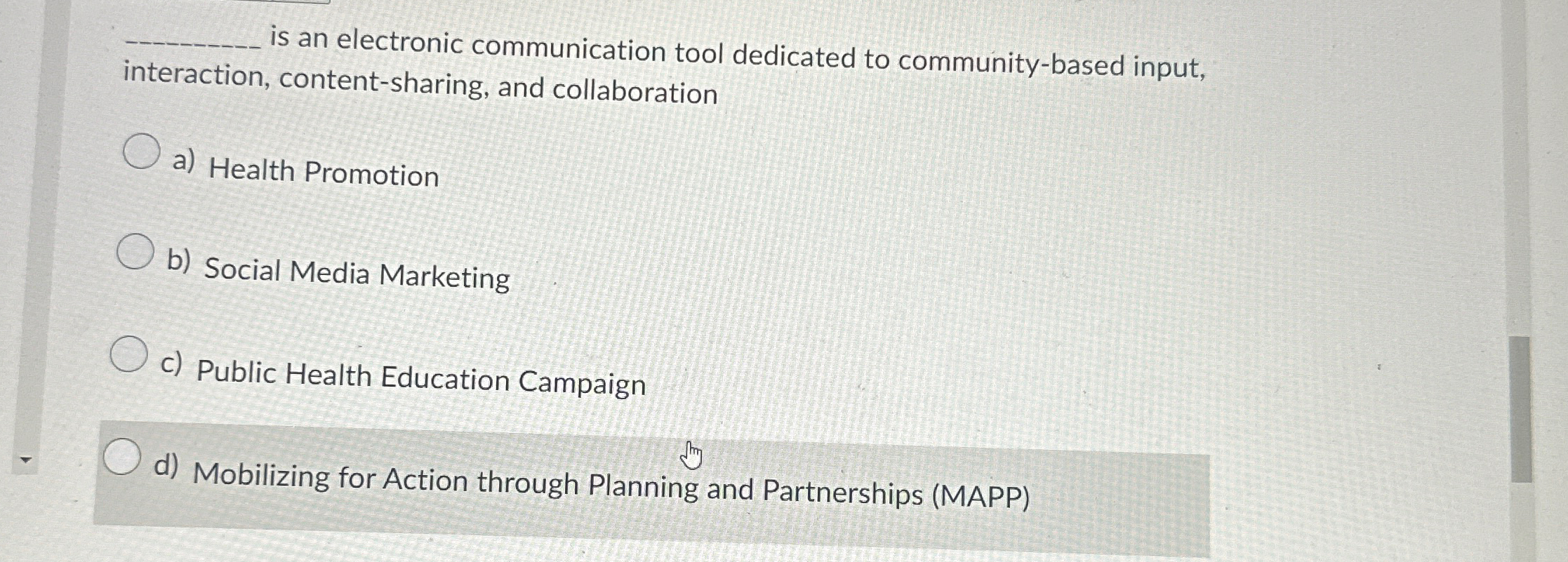 Solved q, ﻿is an electronic communication tool dedicated to | Chegg.com