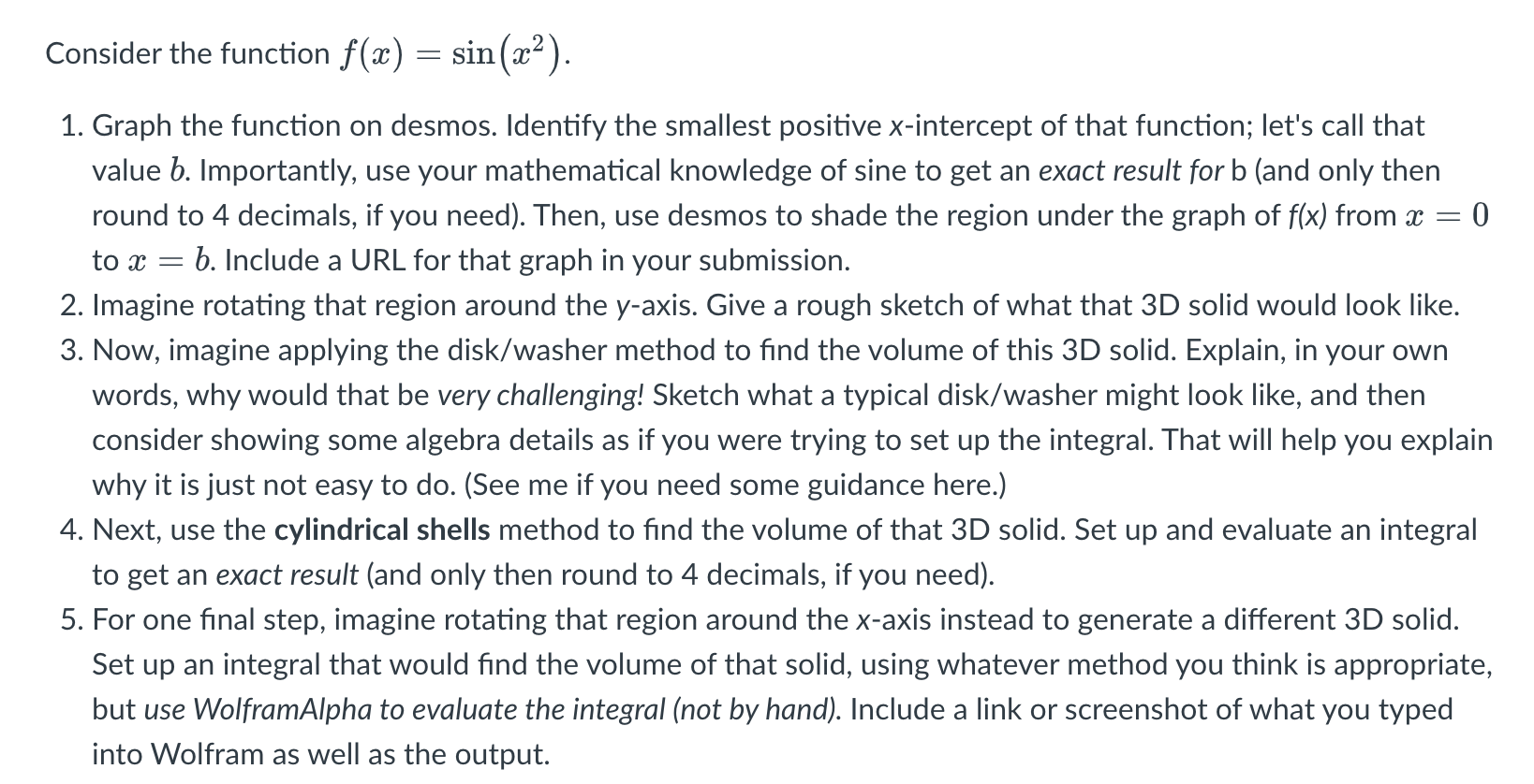 Consider the function f(x)=sin(x2).Graph the function | Chegg.com