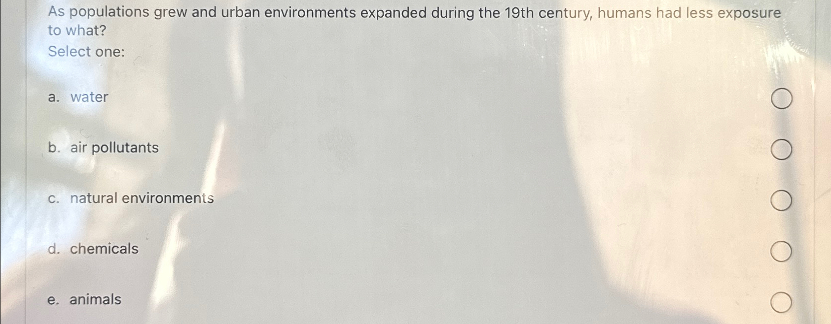 Solved As populations grew and urban environments expanded | Chegg.com