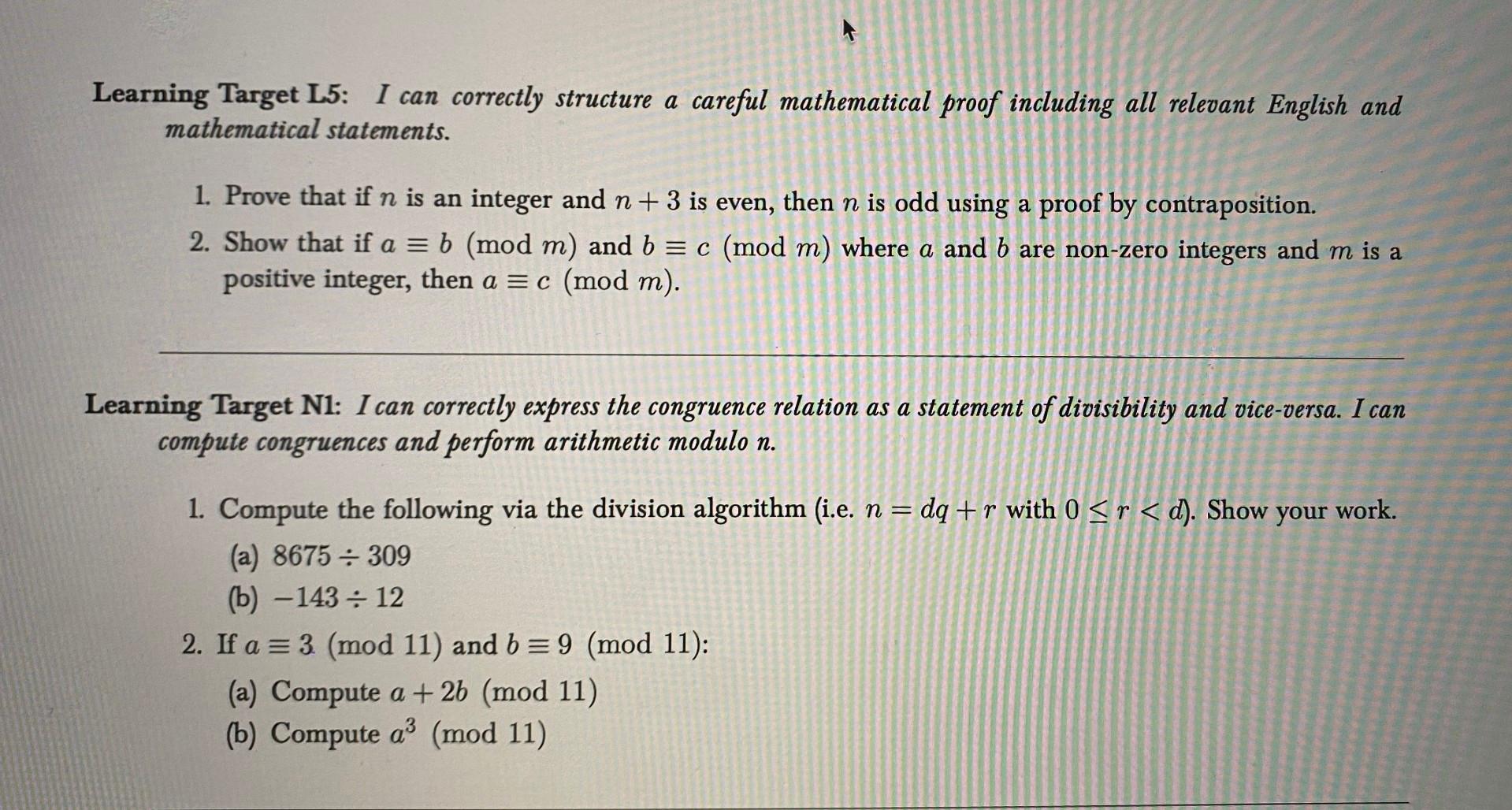 Learning Target N5: I can encode English sentences | Chegg.com