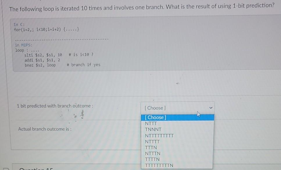 Solved The following loop is iterated 10 times and involves | Chegg.com