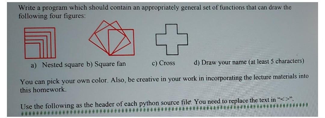 Solved Write a program which should contain an appropriately | Chegg.com