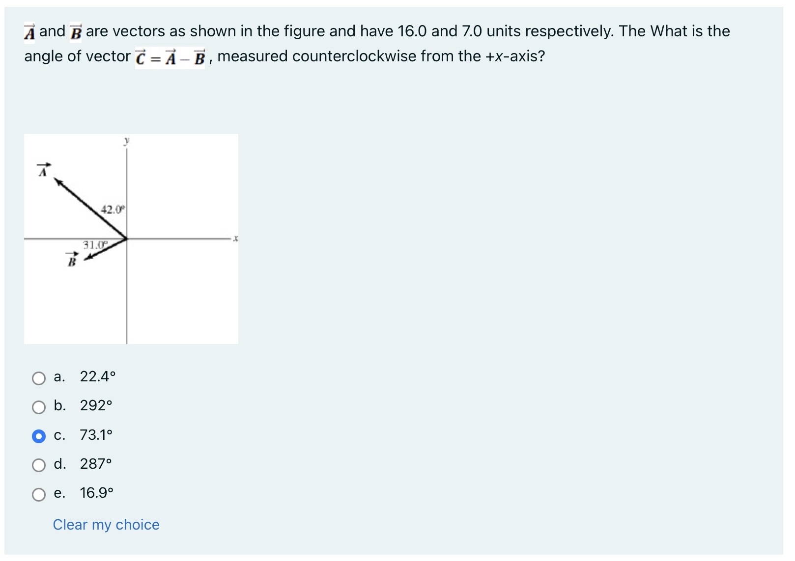 Solved vec(A) ﻿and vec(B) ﻿are vectors as shown in the | Chegg.com