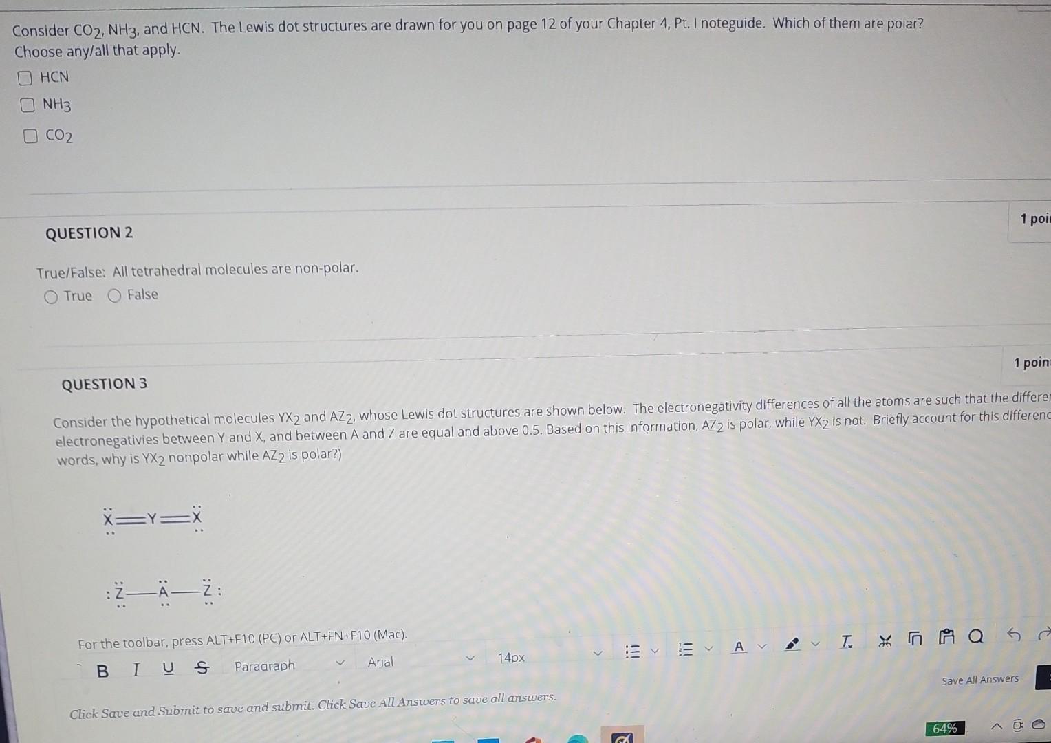 Solved Consider CO2, NH3, and HCN. The Lewis dot structures | Chegg.com