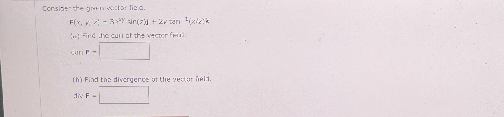 Solved Consider the given vector | Chegg.com