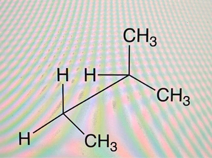 Solved What Is The Newman Projection For This Molecule