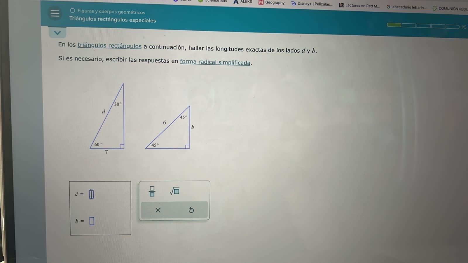 Solved Figuras y cuerpos geométricosTriángulos rectángulos | Chegg.com