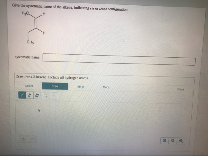 Solved Give the systematic name of the alkene, indicating | Chegg.com