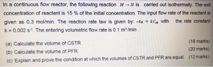 Solved Gas constant (R) = 1.987 cal K.mole-1 = 8.21 x 10-2 | Chegg.com