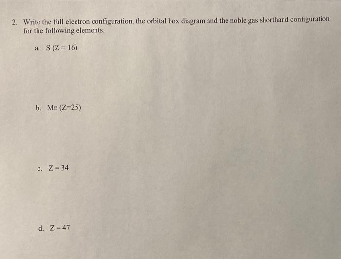 Solved gas shorthand configuration 2. Write the full | Chegg.com