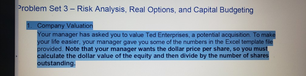 Solved need help filling in the information in the excel | Chegg.com