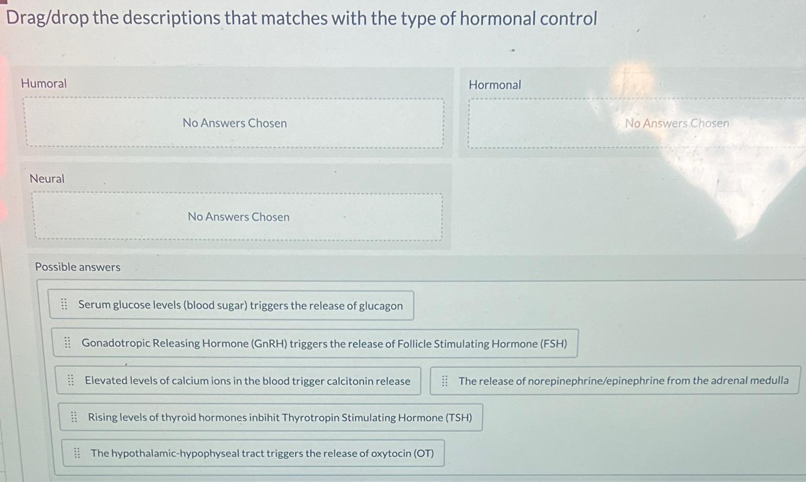 Solved Drag/drop the descriptions that matches with the type | Chegg.com