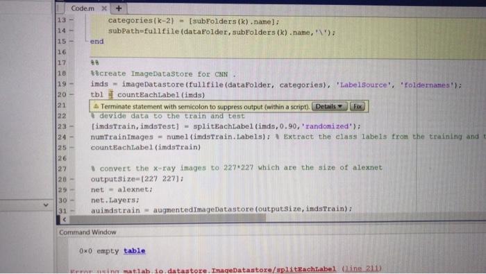 Solved hey dear i have codes on matlap and when i run the | Chegg.com