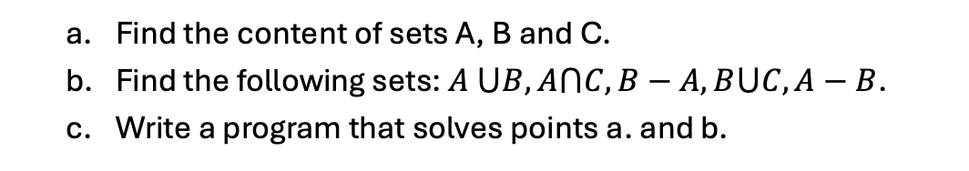 Solved Consider the following sets:A={xinZ:x is an ﻿integer | Chegg.com
