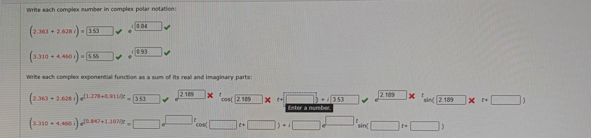 Solved Write each complex number in complex polar notation | Chegg.com