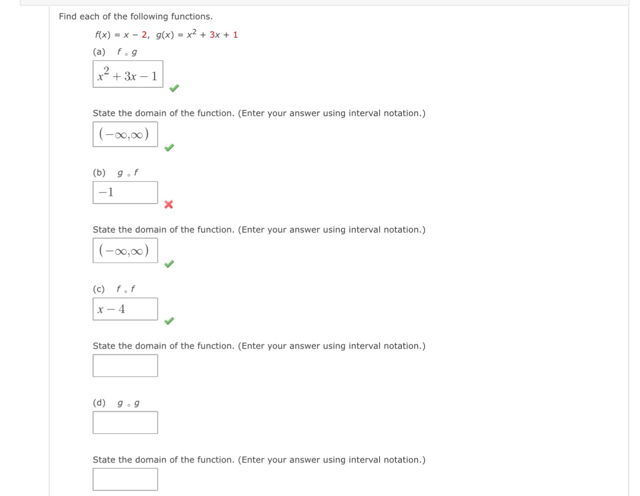 Solved Find each of the following | Chegg.com