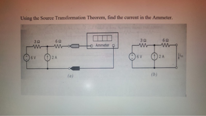 Solved Using the Source Transformation Theorem, find the | Chegg.com