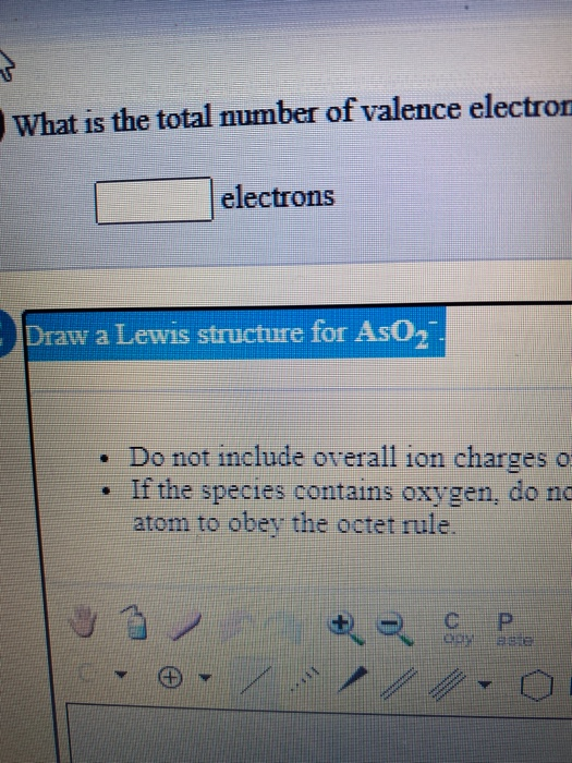 Solved What is the total number of valence electron | Chegg.com