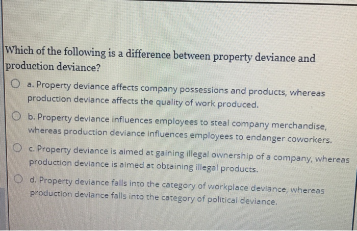 Solved Which of the following is a difference between | Chegg.com