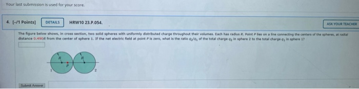 Solved The figure below shows, in cross section, two solid | Chegg.com