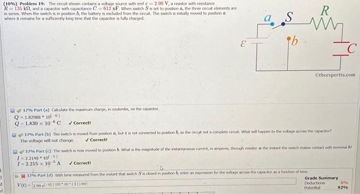 Solved part d solution please! | Chegg.com