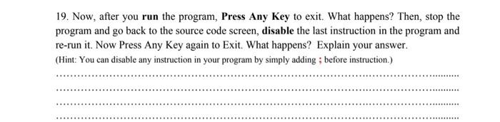 Solved Here is the program code, source and emulate :- name | Chegg.com