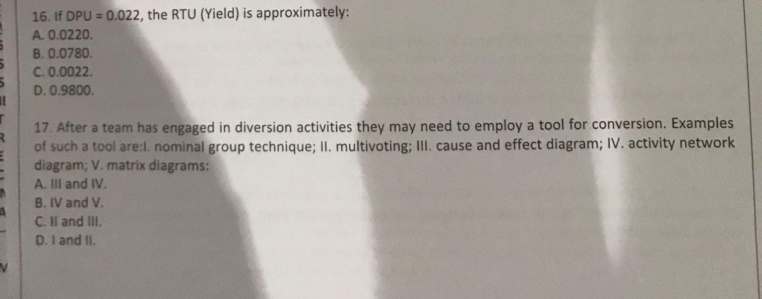 Solved 28. The matrix diagram in QFD is used in identifying | Chegg.com