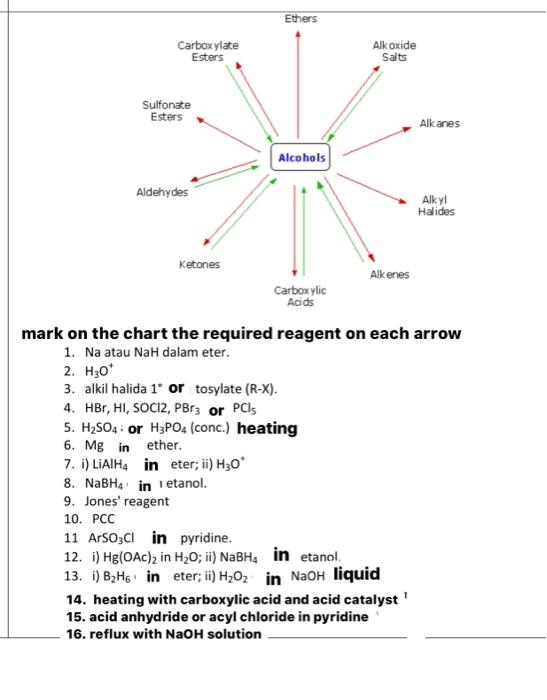 Solved Ethers Carboxylate Esters Alkoxide Salts Sulfonate | Chegg.com