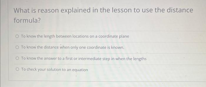 Solved What is reason explained in the lesson to use the | Chegg.com