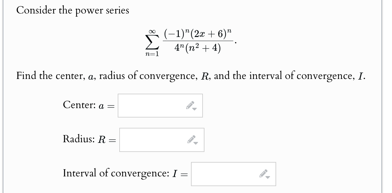 Solved Consider the power | Chegg.com