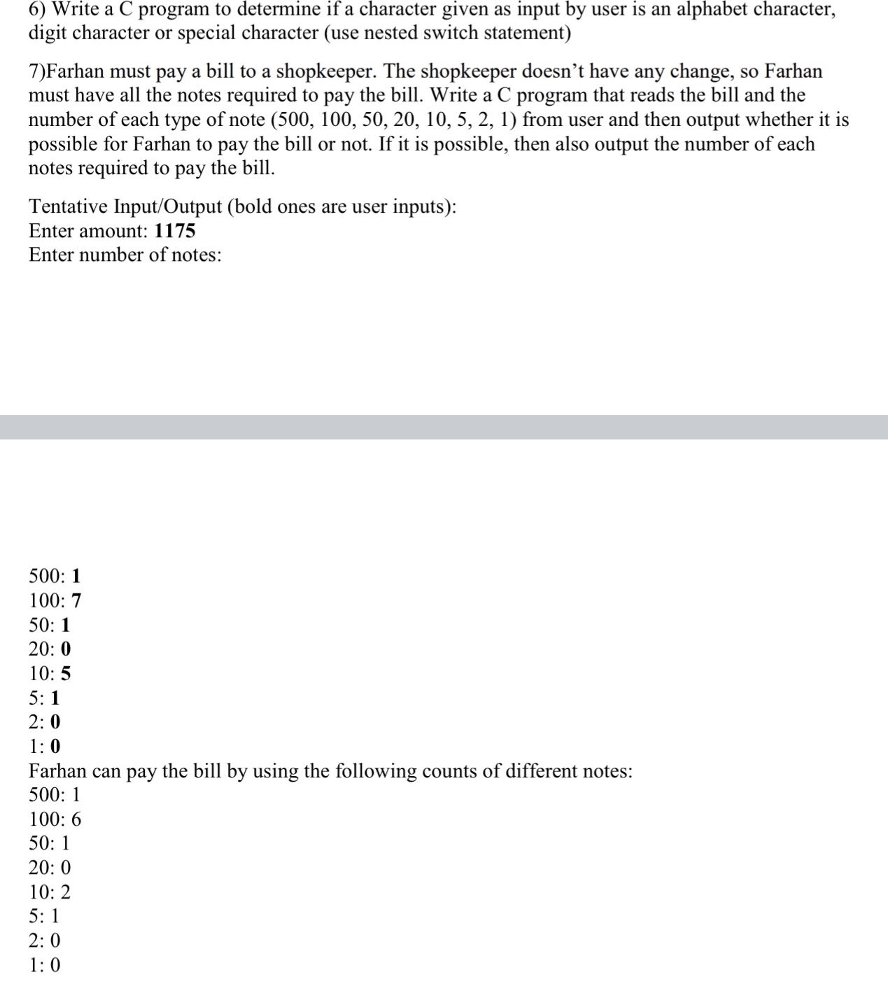 Solved Honourable Chegg Experts, Please solve it with C | Chegg.com