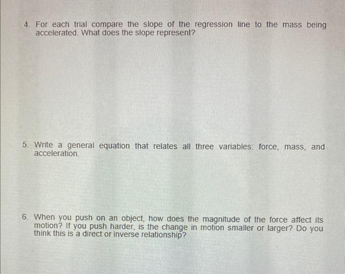 Solved DATA TABLE Trial I \begin{tabular}{|c|c|} \hline Mass | Chegg.com