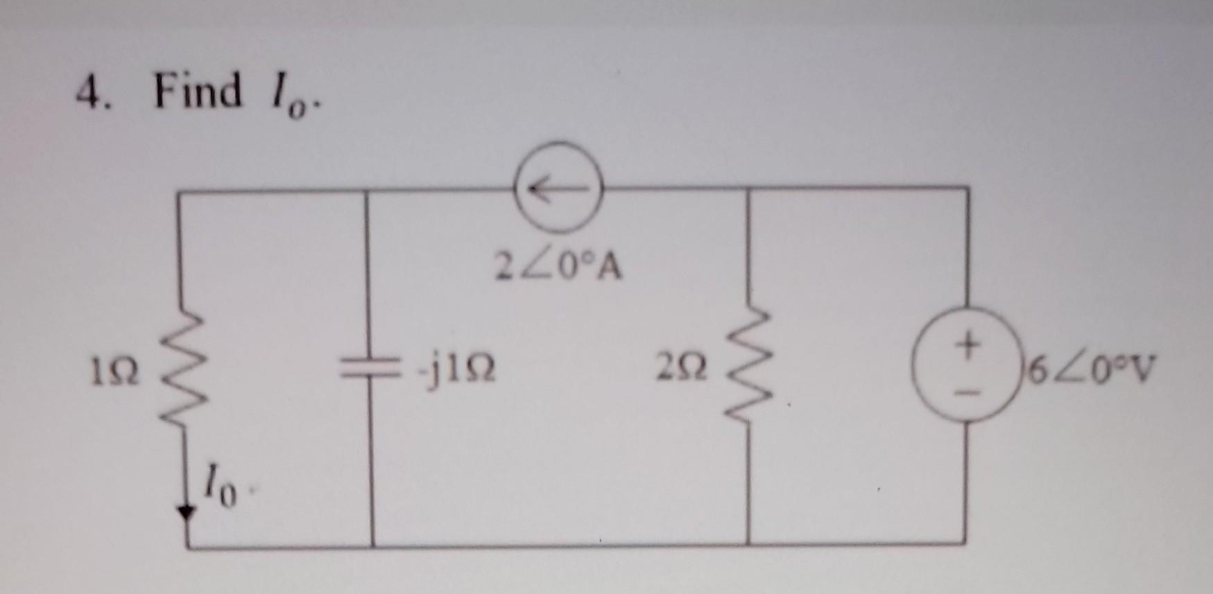 Solved 4. Find I0. | Chegg.com