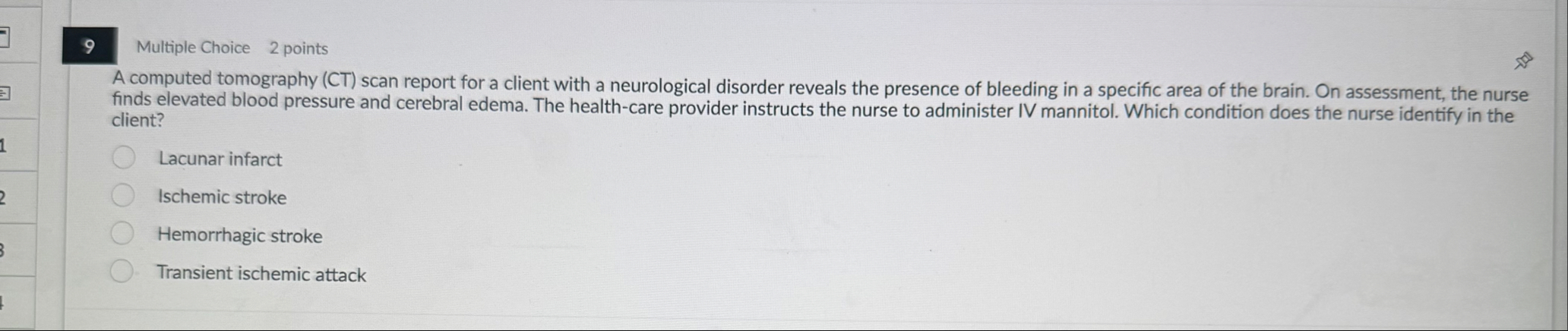 Solved 9Multiple Choice2 ﻿pointsA computed tomography (CT) | Chegg.com