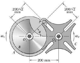 Solved Here is a Geneva mechanism. Wheel A has a constant | Chegg.com