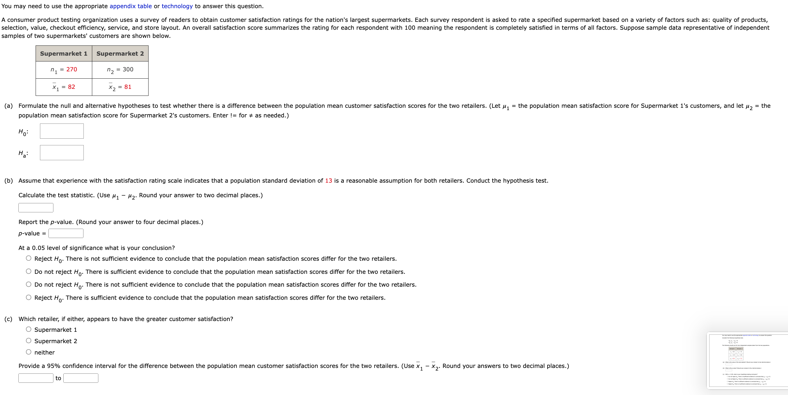Solved You may need to use the appropriate appendix table or | Chegg.com