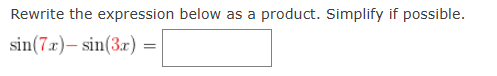 Solved Rewrite the expression below as a product. Simplify | Chegg.com