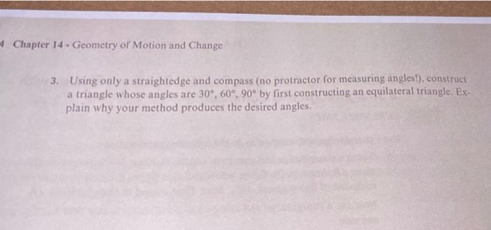 Solved Chapter 14. Geometry or Motion and Change 3. Using | Chegg.com