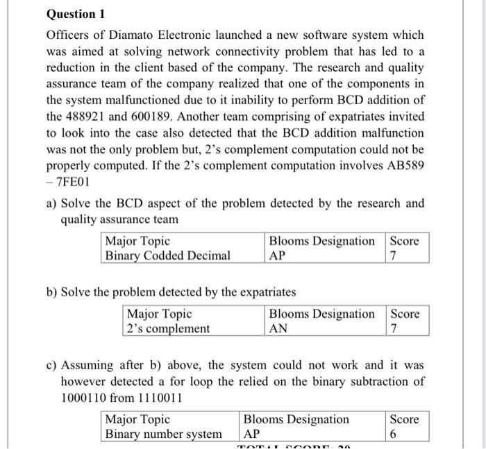 Solved Officers of Diamato Electronic launched a new | Chegg.com