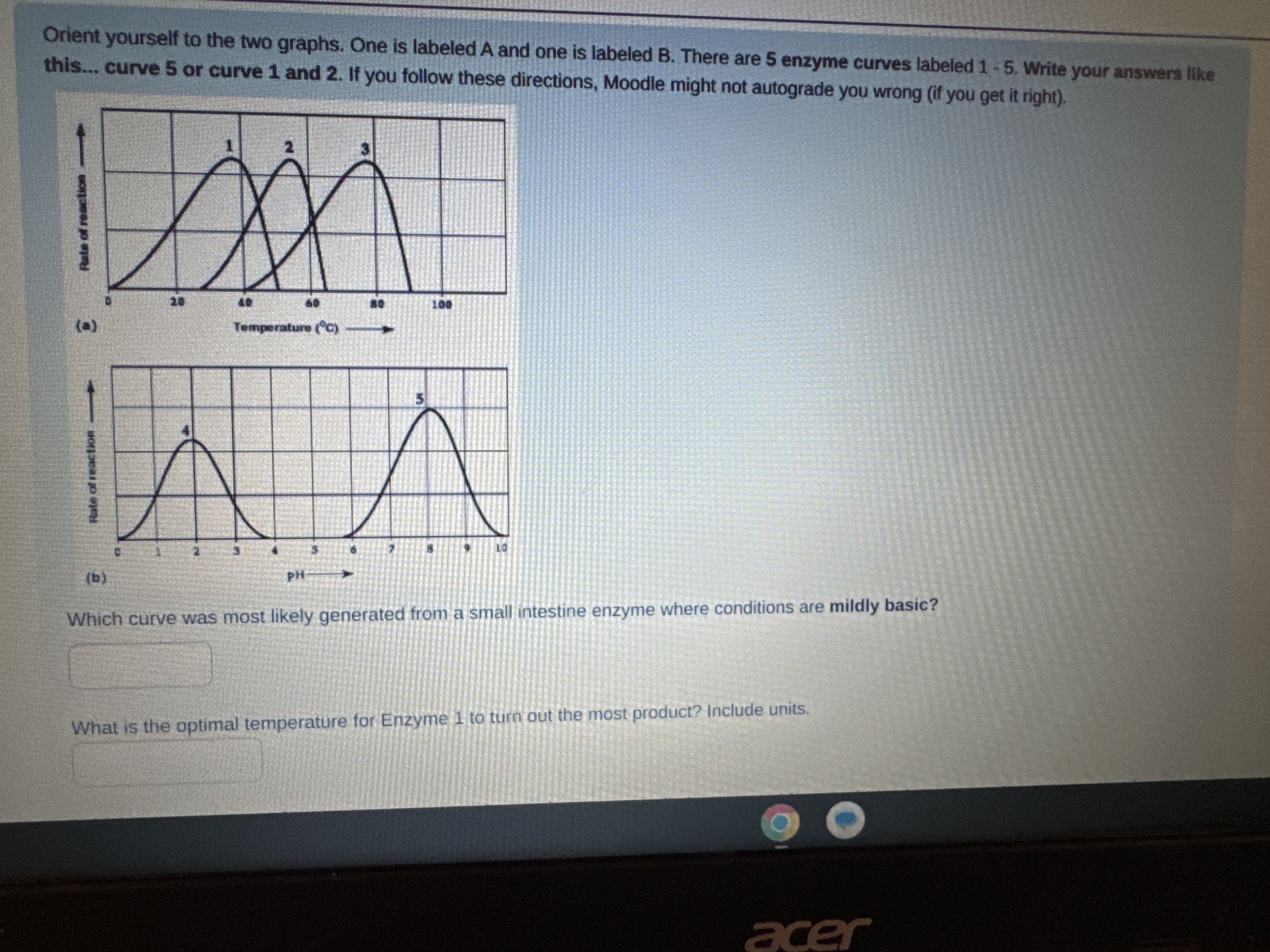 Solved Orient yourself to the two graphs. One is labeled A | Chegg.com