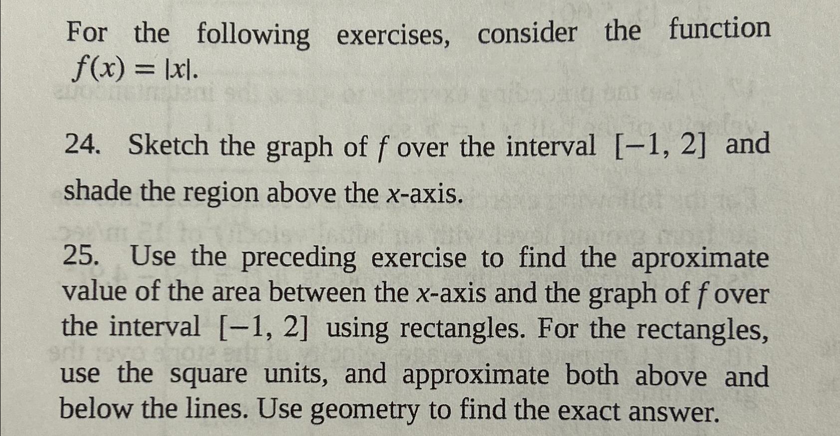 Solved For the following exercises, consider the function | Chegg.com