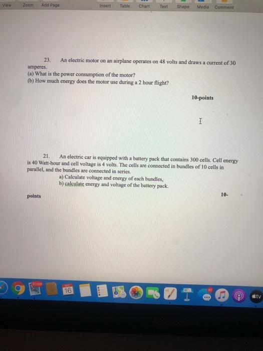 Solved View Zoom Add Page Insert Table Chart Text Shape | Chegg.com