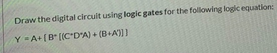 Solved Write the Boolean equation for the following circuit. | Chegg.com