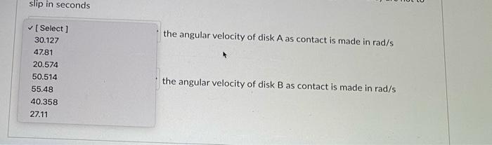 Solved А B 2 5 In 3 In A Simple Friction Drive Consists Of