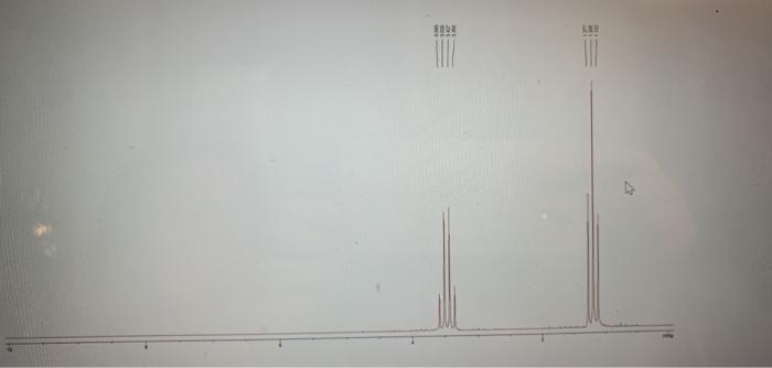 Solved Examine the 1H-NMR spectrum of diethyl ether below, | Chegg.com
