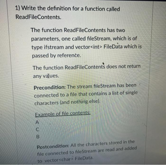 Solved Irite the definition for a function called | Chegg.com